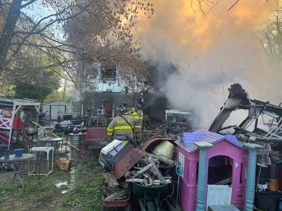 PHOTOS: Crews battle house fire with ‘severe hoarder conditions’ in ...