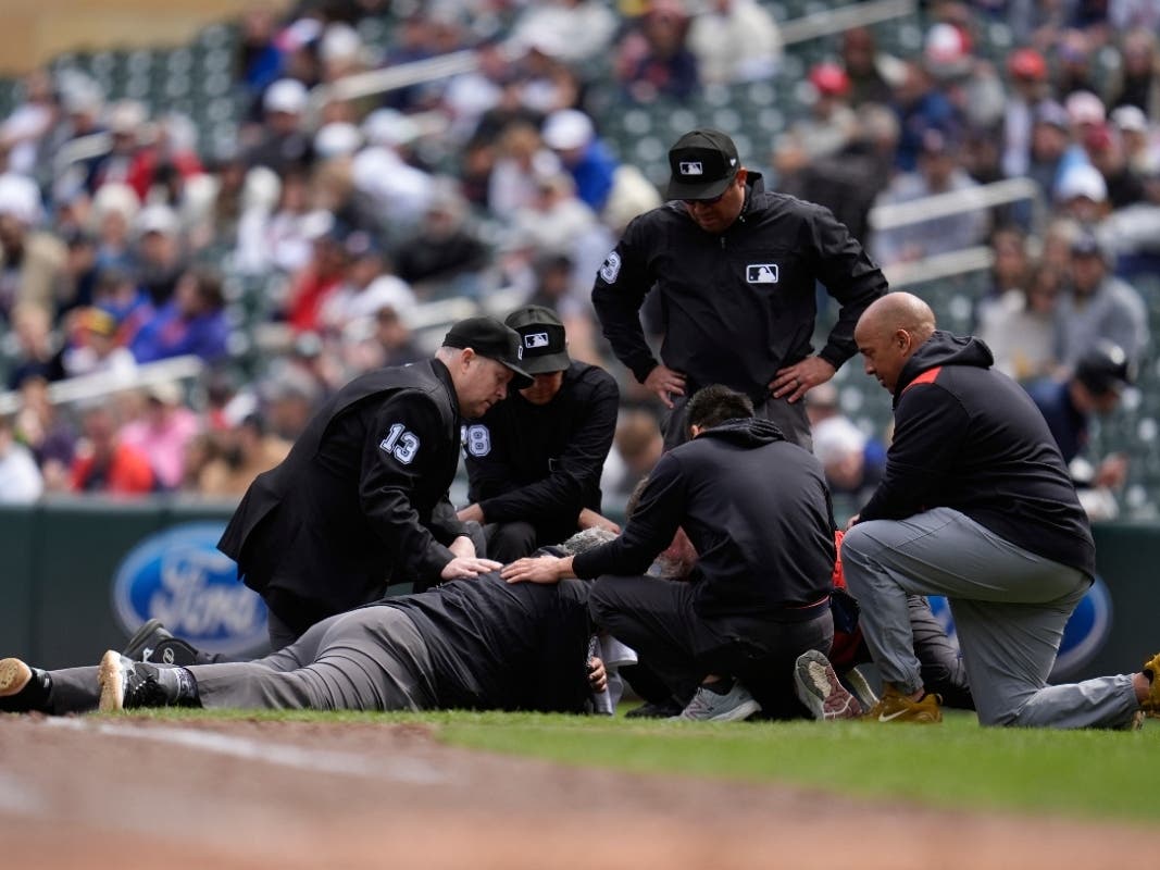 MLB Umpire Hospitalized In Minneapolis After Taking Line Drive To Head
