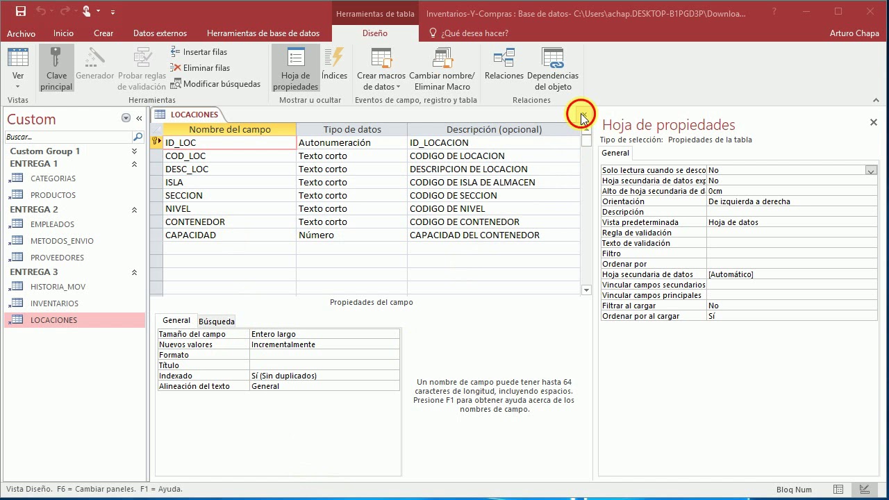 Cómo crear un sistema de gestión de inventario en Access completo