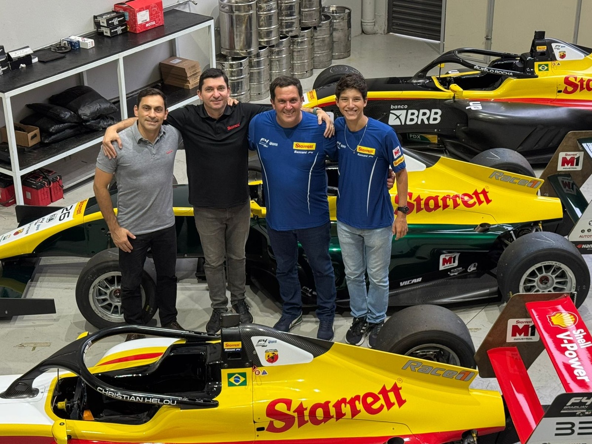 Starrett é a patrocinadora master da Bassani Racing e equipe passa a se chamar Starrett Bassani F4