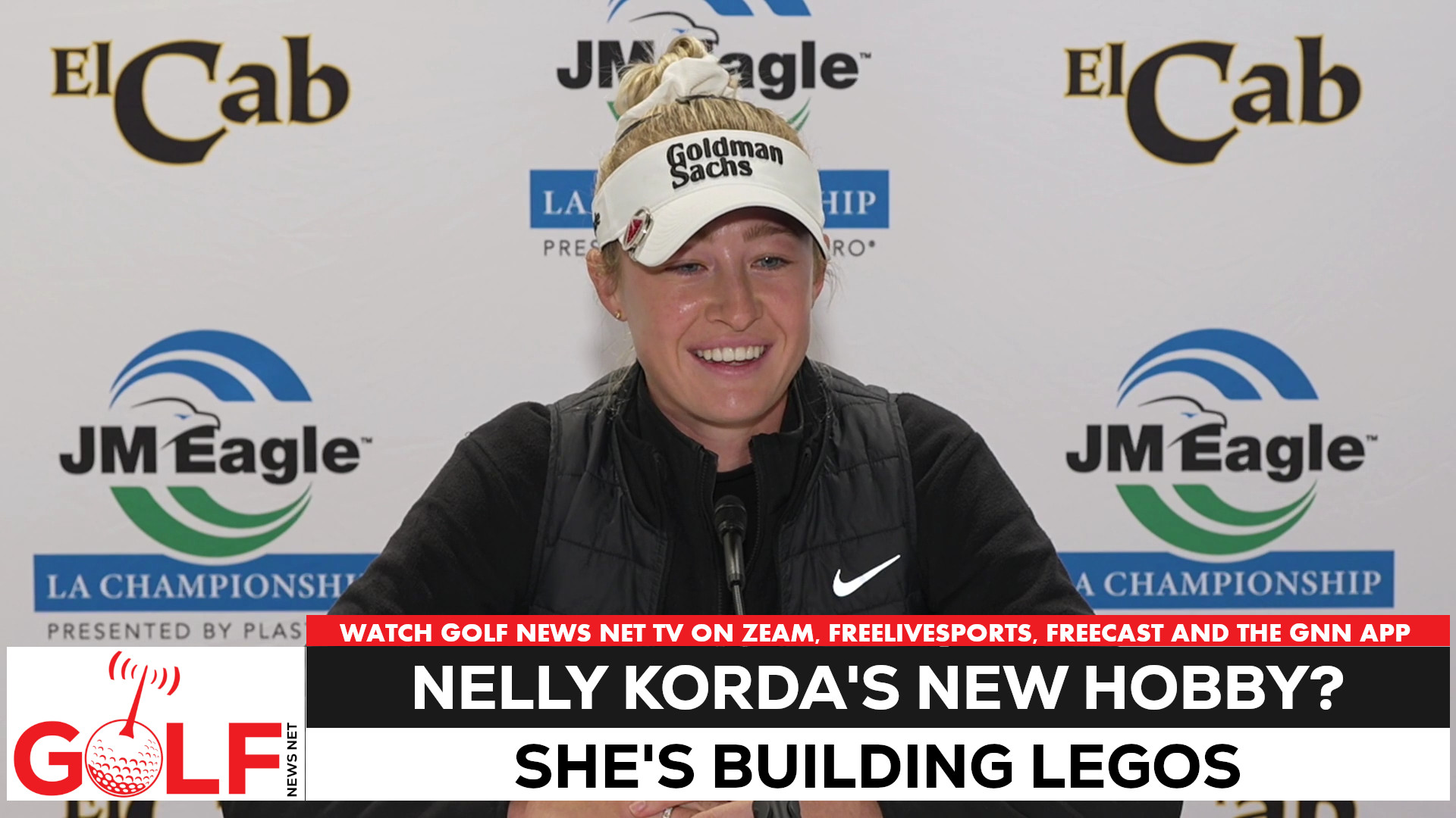 Nelly Korda's new hobby? Building Lego