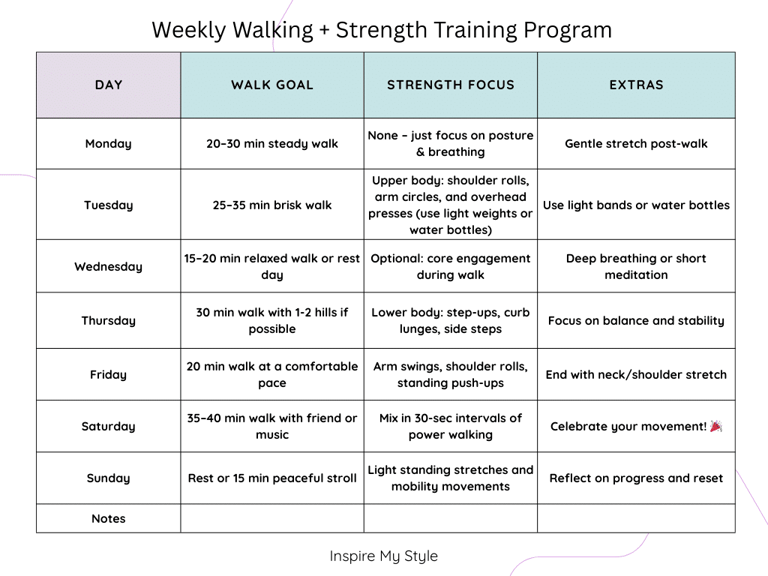 Strength Training at 65+: How to Turn Your Walks into a Full-Body Workout