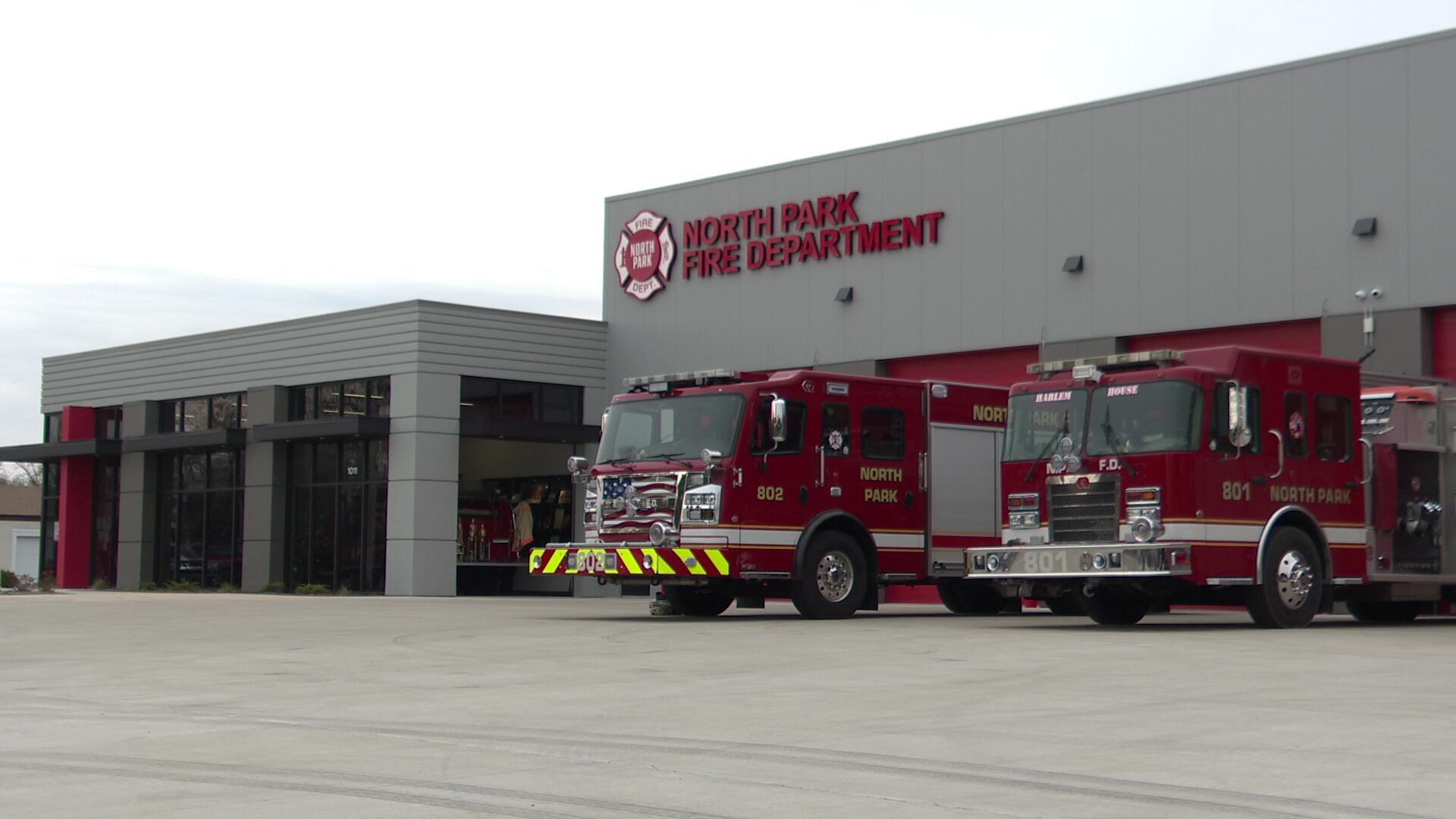 North Park Fire Protection District cuts hose to mark opening of new ...