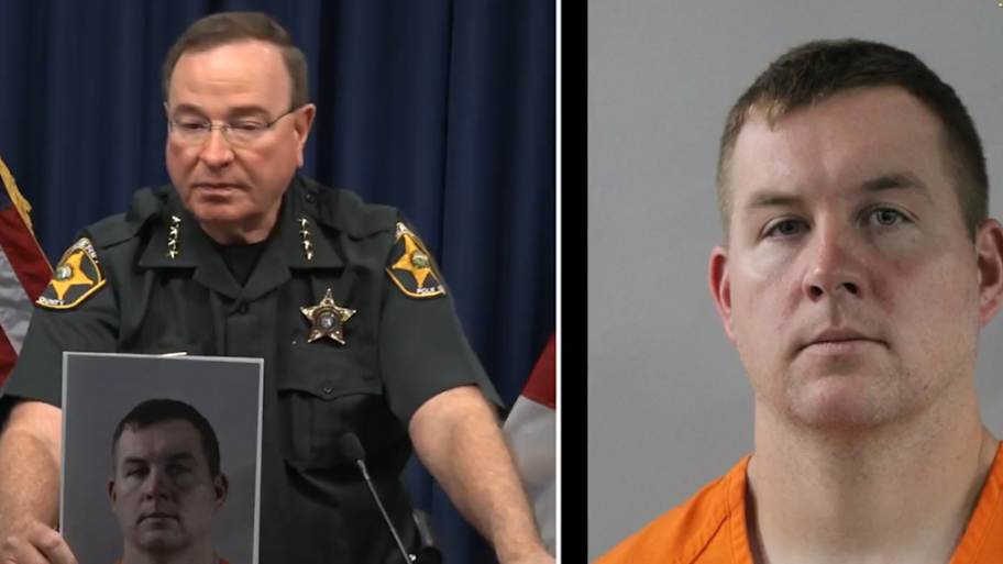 Polk County Sheriff Grady Judd holds press conference on former Bartow ...