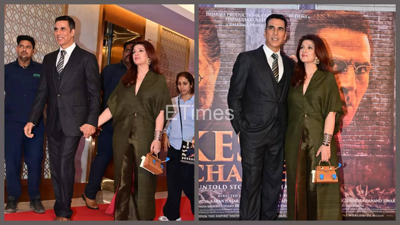 Akshay Kumar and Twinkle Khanna make heads turn as they walk hand-in ...