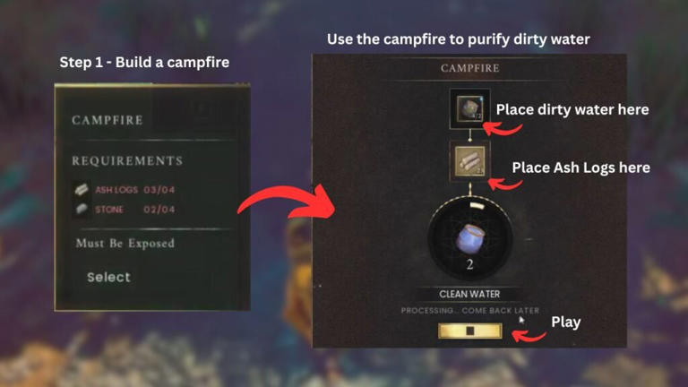RuneScape Dragonwilds clean water guide: How to purify dirty water