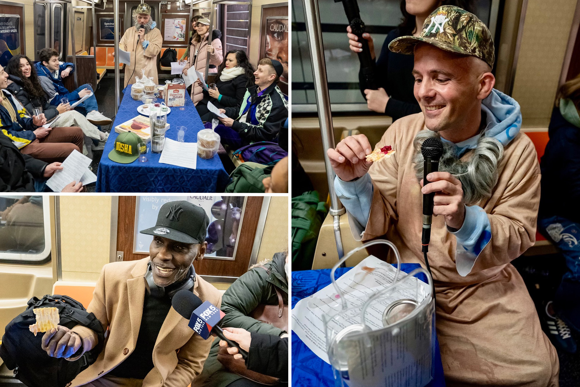Rapper-comedian stages Passover Seder dinners on the subway to help ...