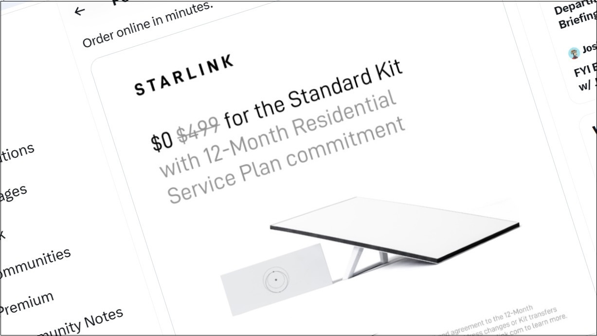 SpaceX Expands Free Starlink Dish Offer to Canada Amid Boycott Calls