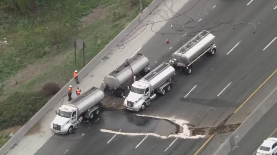 All lanes of the northbound 710 Freeway in Long Beach reopen after oil ...