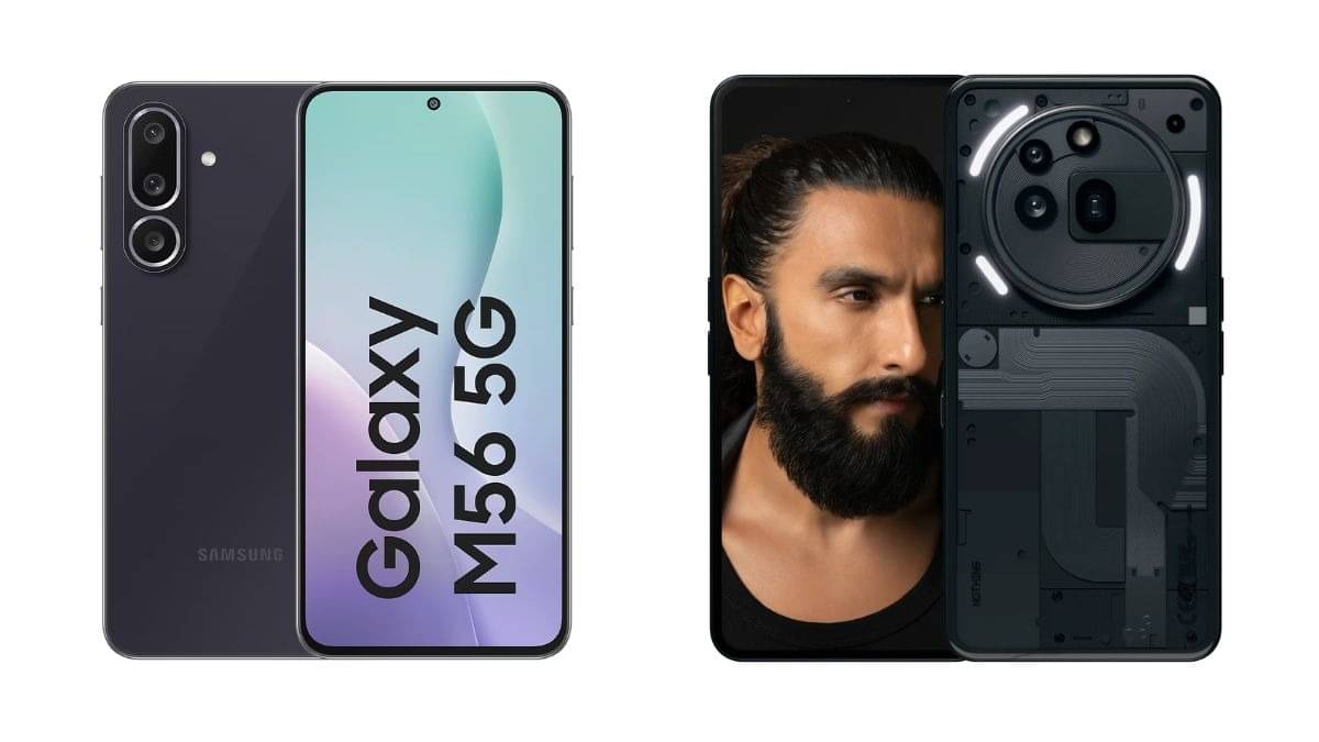 Samsung Galaxy M56 5G vs Nothing Phone 3a Pro: Specifications Compared