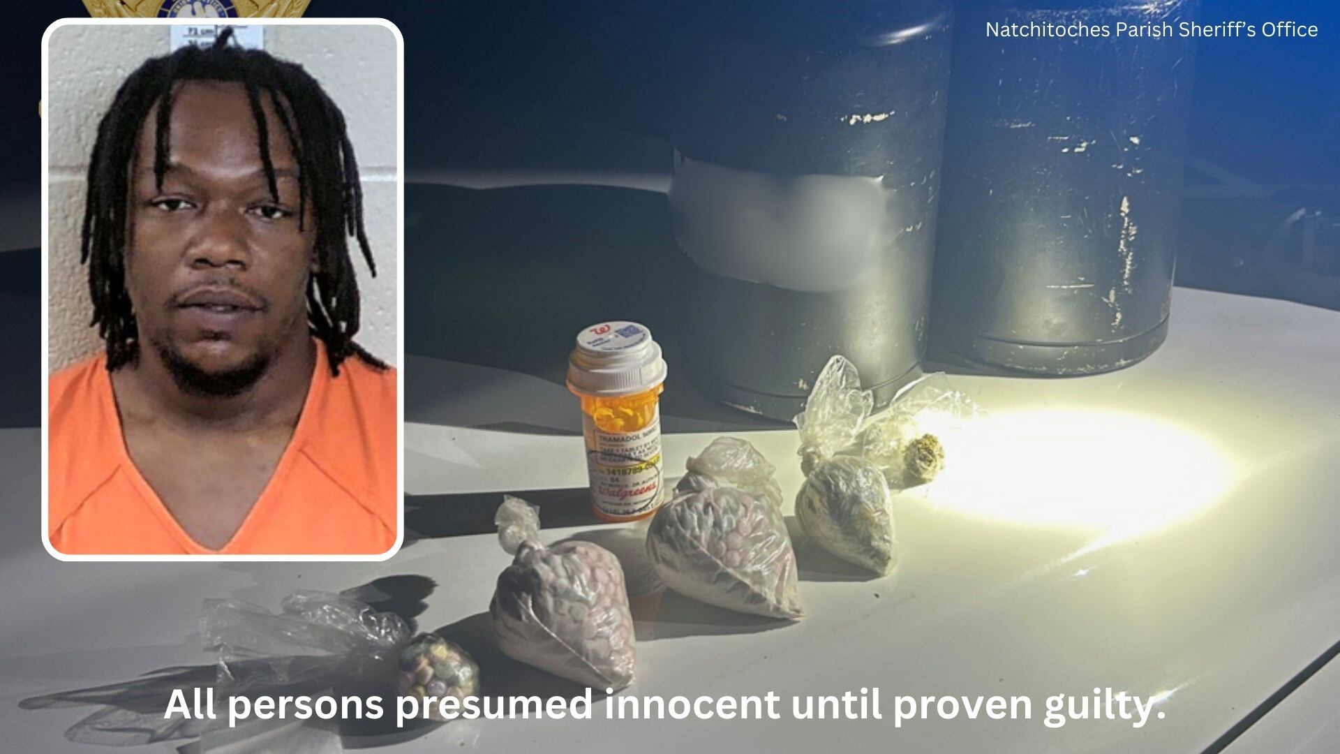 Alexandria man arrested in Natchitoches drug bust on La. HWY 1