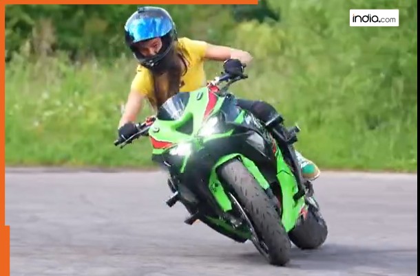 Girl Bike Stunt: सड़क पर किया ऐसा खतरनाक स्टंट, Viral Video देख लड़कों ...