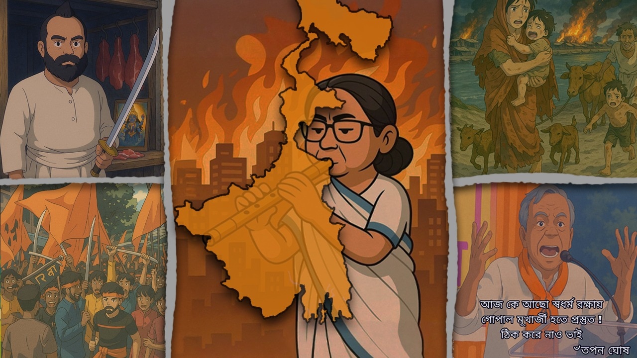 Murshidabad violence — Ghibli style. How cartoons turned into weapons ...