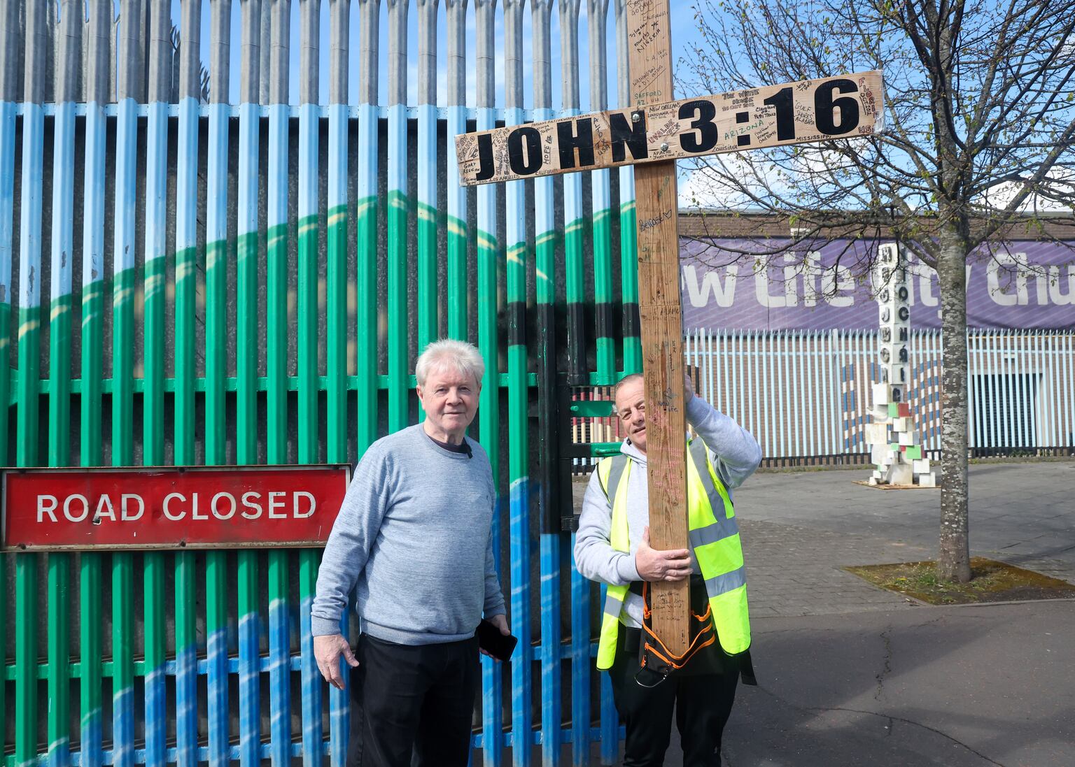 Pastor behind Falls-Shankill peace line ‘cross-walk’ says it has helped ...