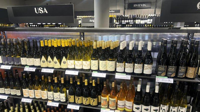 Vinmonopolets salg av amerikansk vin sank med nær 34 prosent i mars