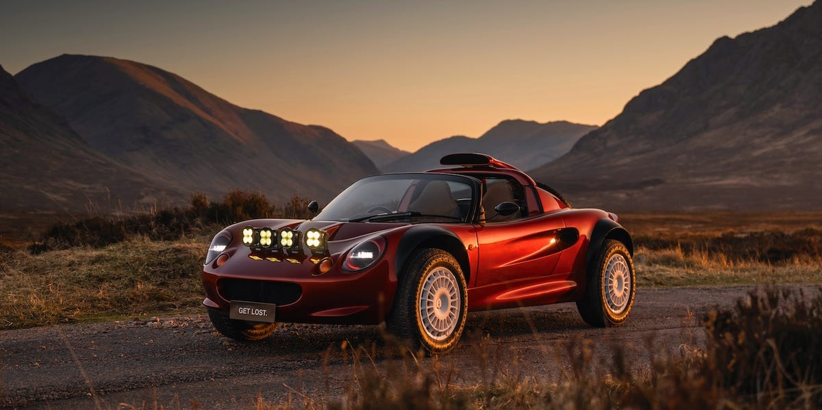 This Safari-Style Lotus Elise Restomod Is Basically a Dirt Bike