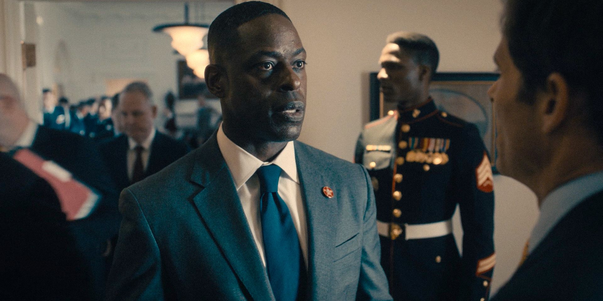 Paradise Season 2 BTS Image Shows Xavier Collins Handcuffed, Shirtless ...