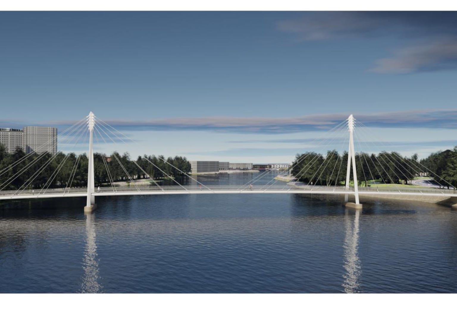 Update on ‘iconic’ new pedestrian bridge over River Lagan