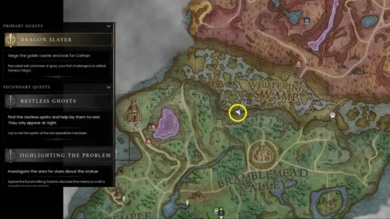 How to get the Ghostspeak Amulet and talk to the Restless Spirit in ...