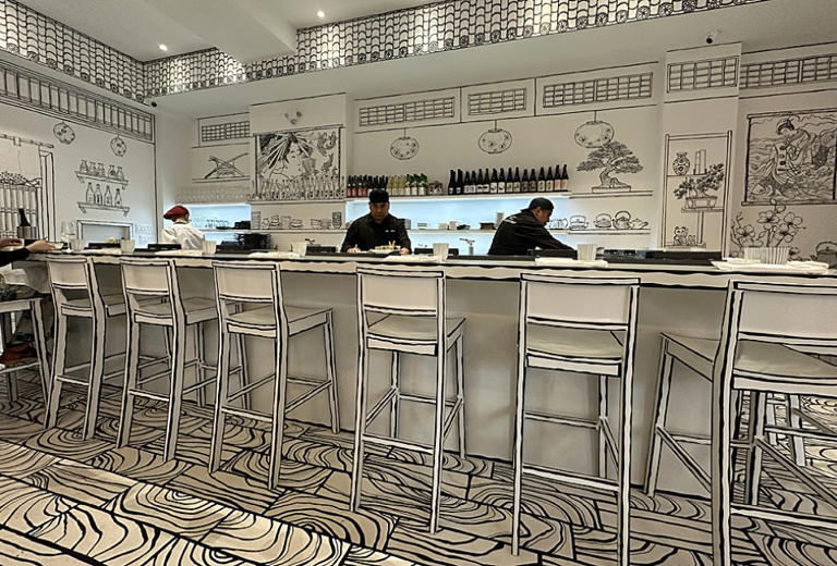 Dine in a Doodle at Shirokuro—NYC's First 2D Cafe