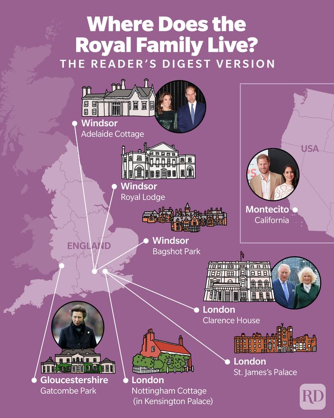 Where Does the Royal Family Live? A Guide to Their Estates