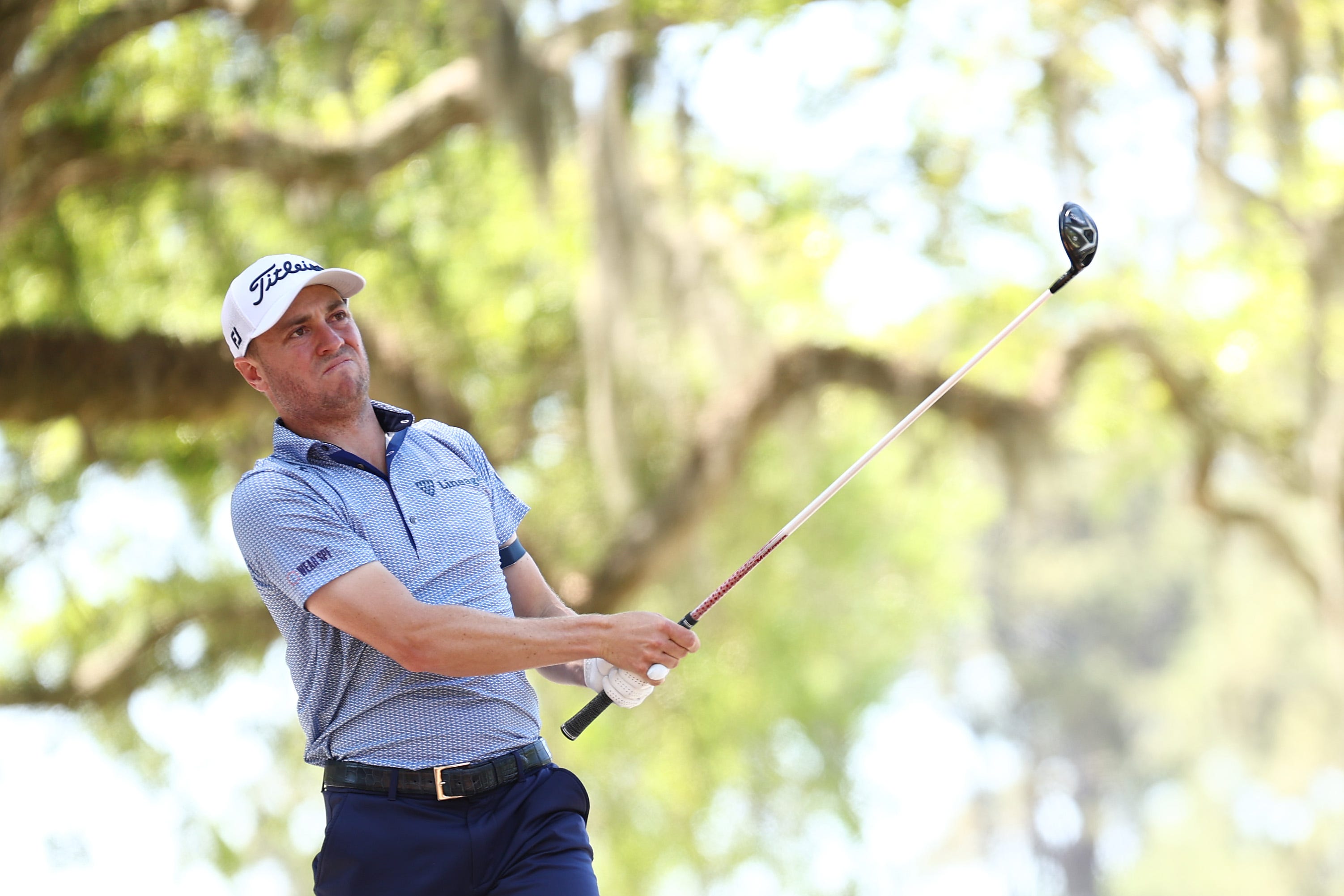 Justin Thomas ties Harbour Town course record with opening 61 at 2025 ...