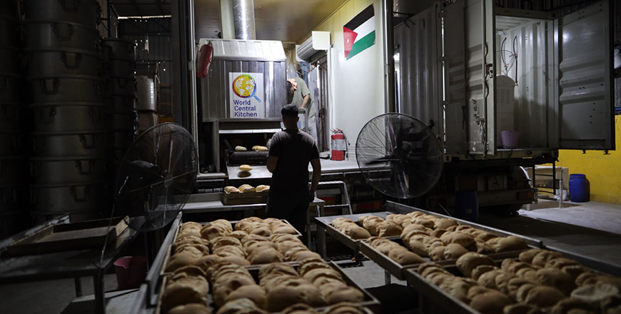 Jordan’s mobile bakery becomes Gaza’s only source of bread