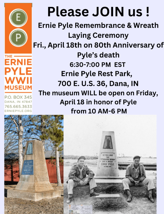 Remembrance for Ernie Pyle