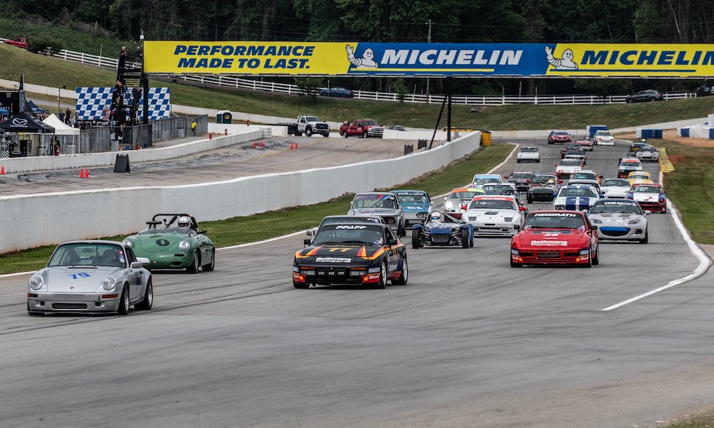 47th HSR The Mitty heads into Michelin Raceway Road Atlanta