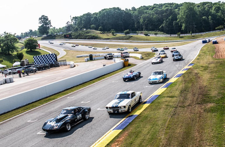 47th HSR The Mitty heads into Michelin Raceway Road Atlanta