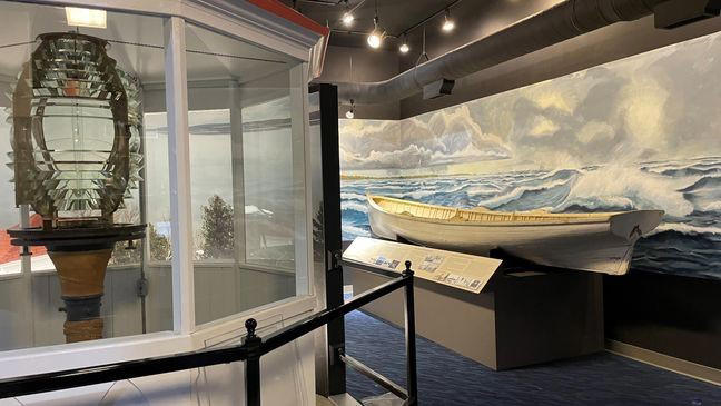 U.S. Coast Guard exhibit under construction at Door County Maritime ...