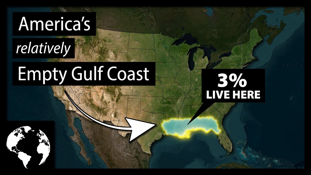 Why So Few Americans Choose to Live Along the U.S. Gulf Coast
