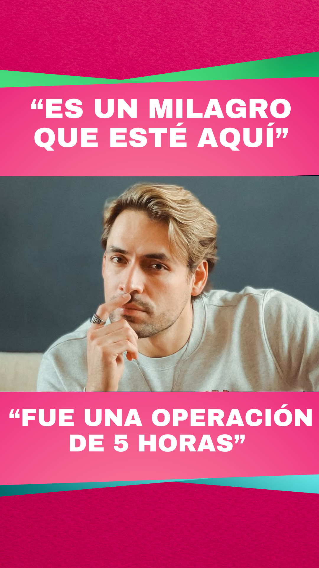 El actor de ‘Señora Acero’, Alejandro Oliva, luchó por su vida, casi no ...