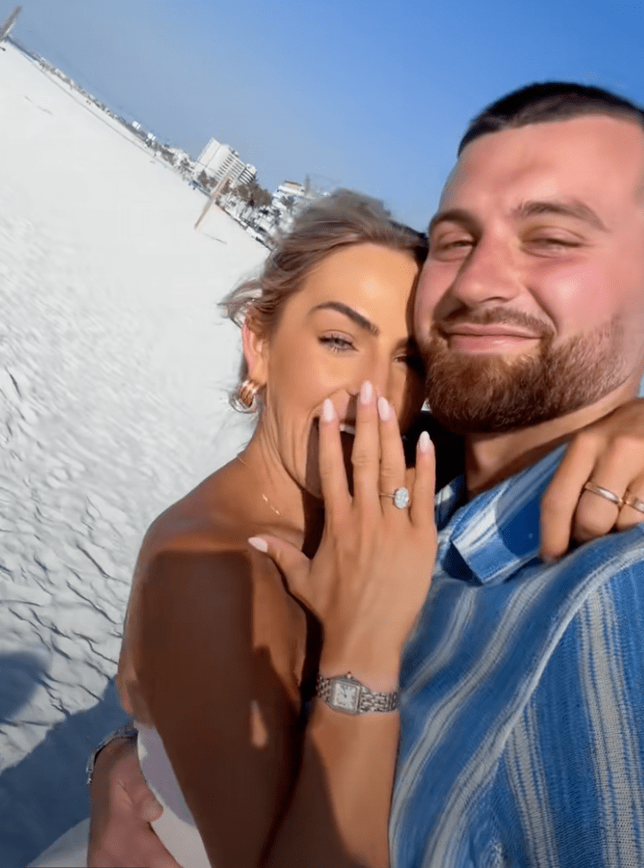 Haley Cavinder, Cowboys star Jake Ferguson get engaged in style