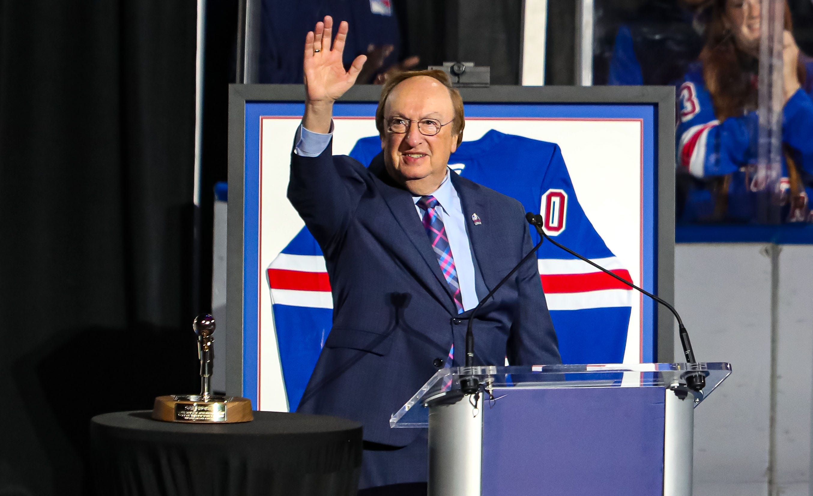 Listen to Sam Rosen's final call for the Rangers' broadcast ahead of ...