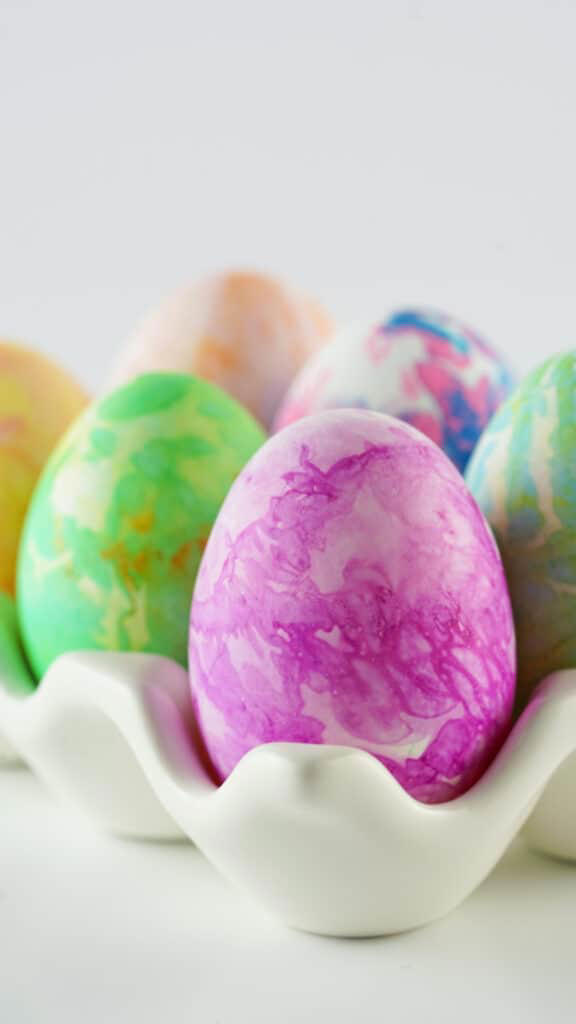Tissue Paper Easter Eggs