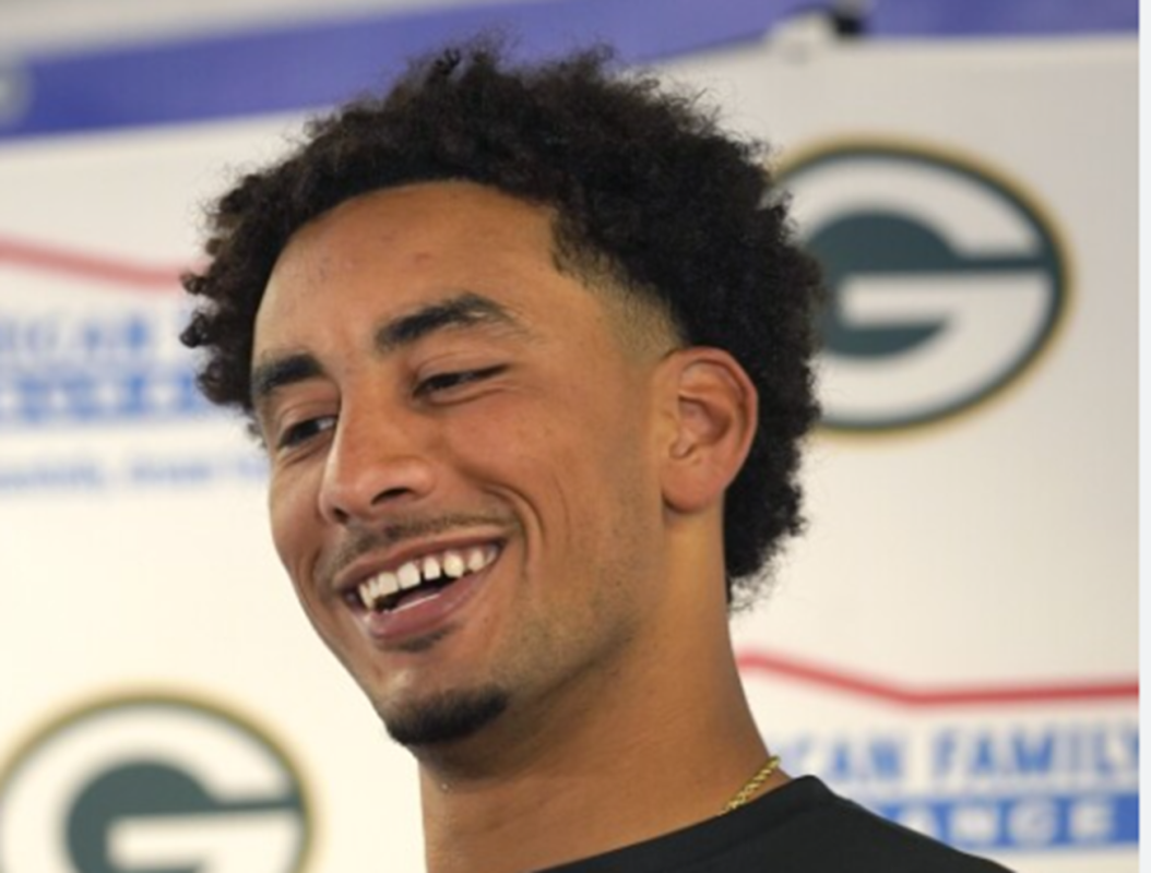 Packers' Jordan Love Bursts Out Laughing at Podcaster Kay Adams ...