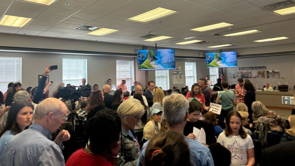 Community members pack Hamilton County School Board amid budget cut ...