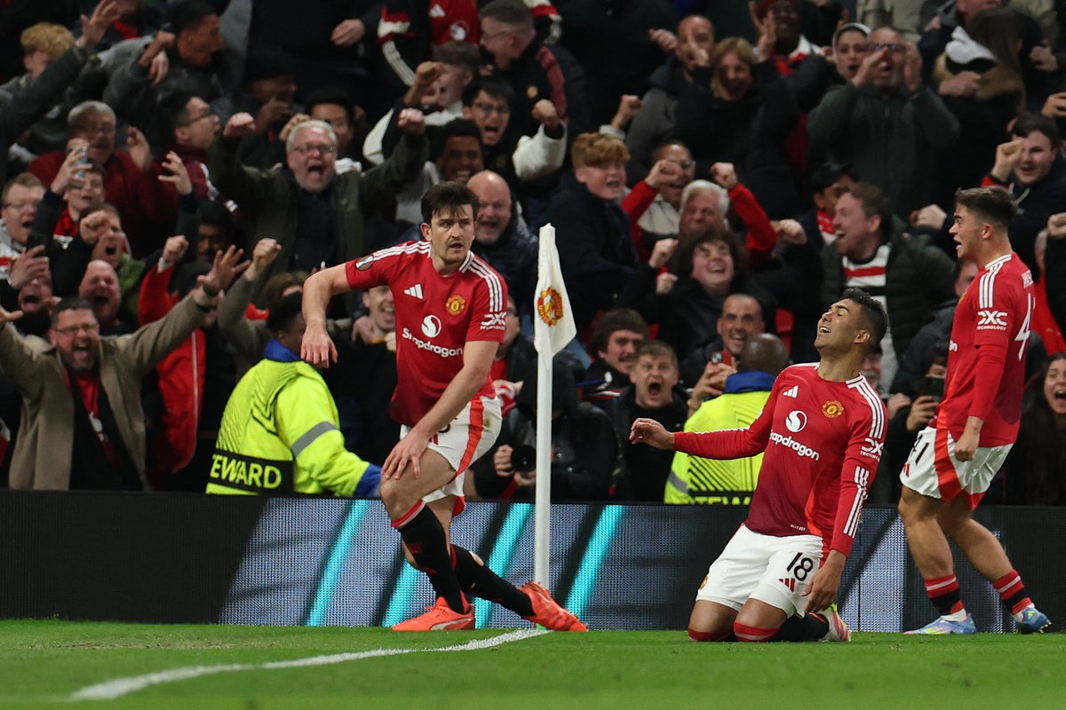 Man Utd vs Lyon LIVE: Mainoo and Maguire’s late goals send Ruben Amorim ...