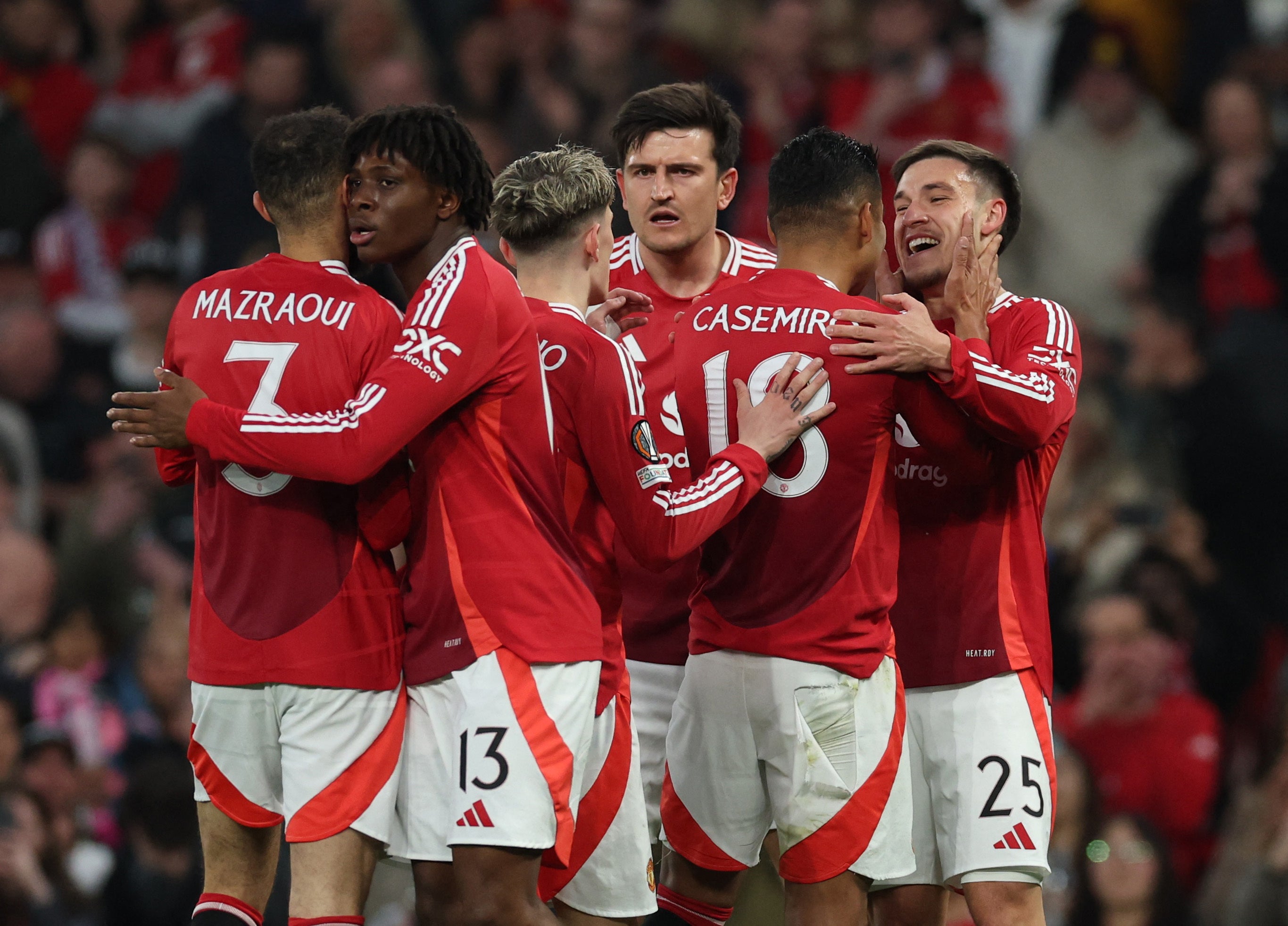 Man Utd vs Lyon LIVE: Mainoo and Maguire’s late goals send Ruben Amorim ...