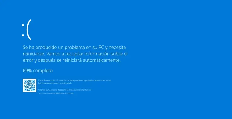 Error «unmountable_boot_volume» en Windows: causas, soluciones y cómo ...