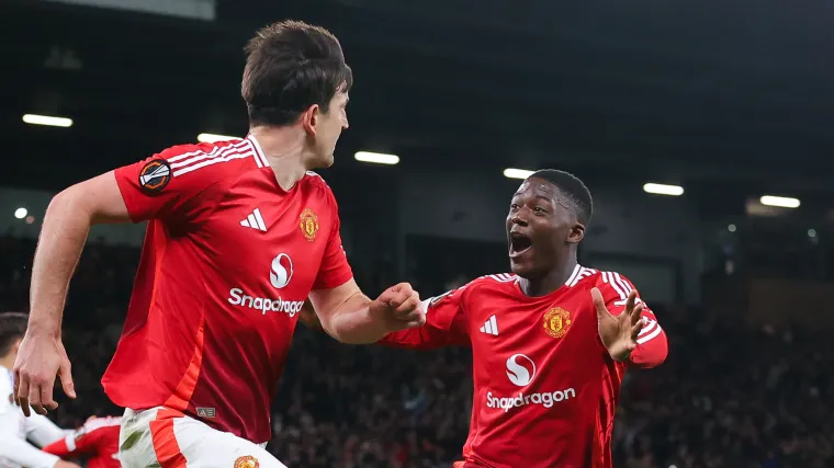 Man United vs. Lyon score: Europa League result, stats as Mainoo ...