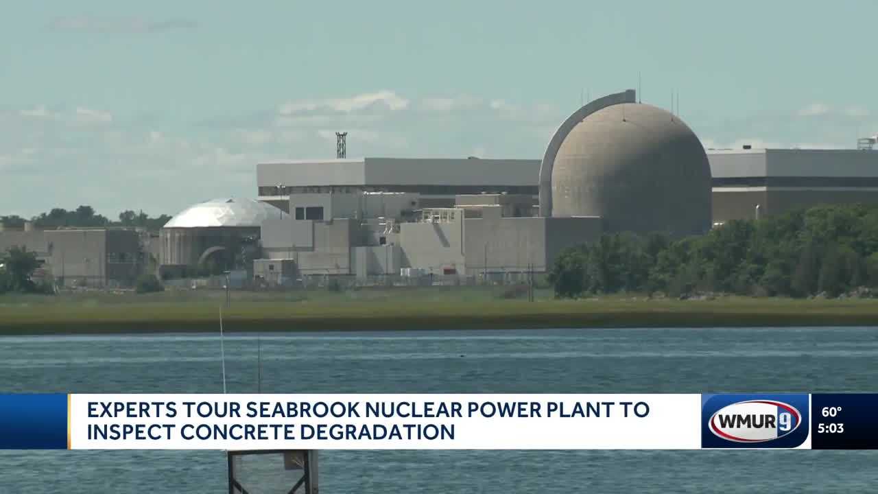 Experts tour Seabrook nuclear power plant to inspect unique concrete degradation