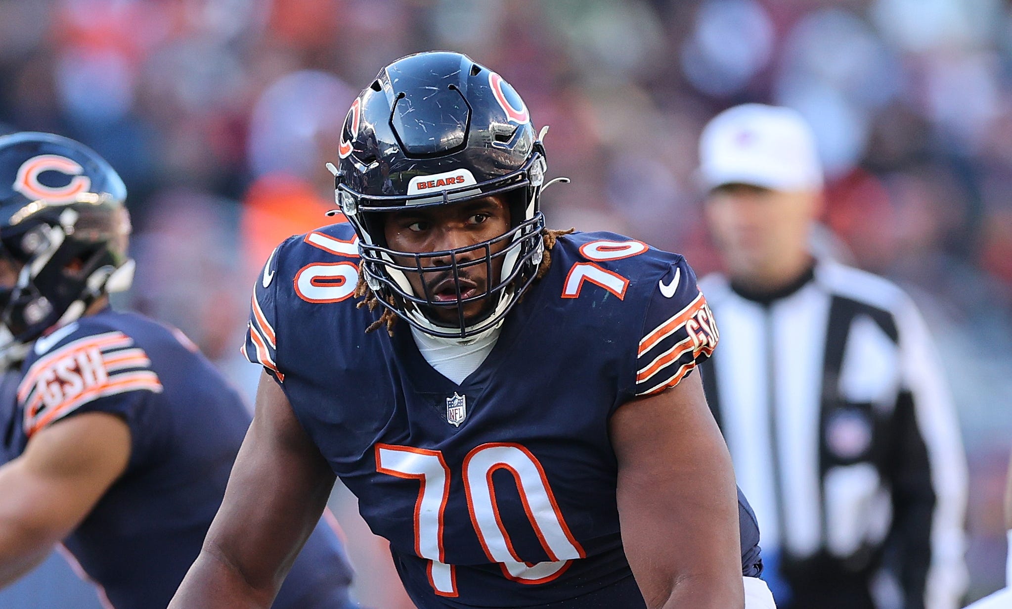 New Bears offensive line coach Dan Roushar shares praise for Braxton ...