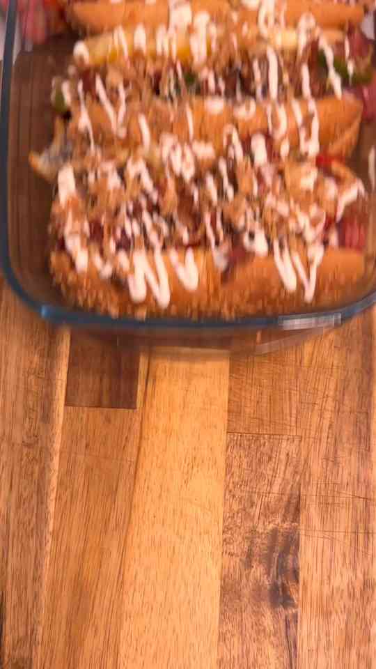 Epic Hot Dogs with Cheese, Bacon, and Crunchy Onions