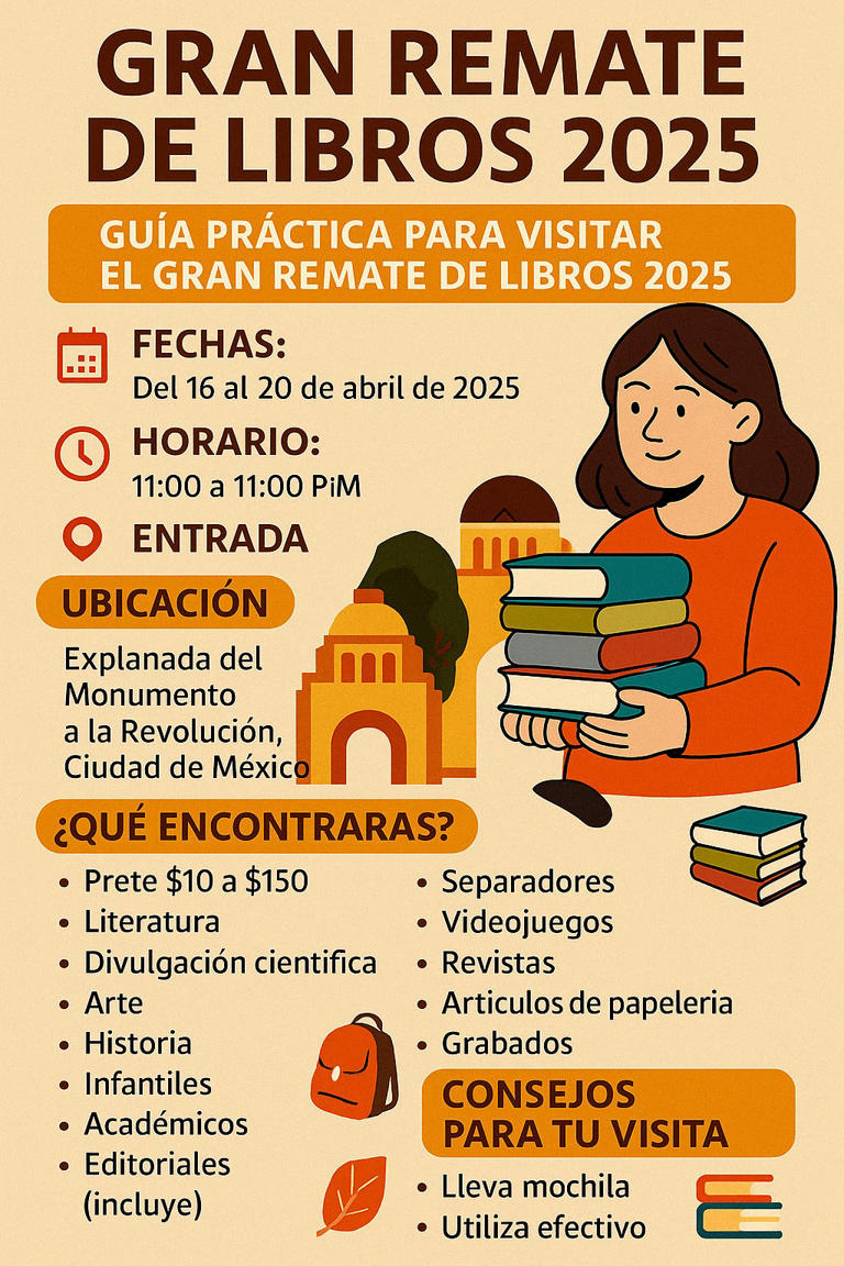 Gran Remate de Libros 2025 CDMX: fechas, sedes y descuentos