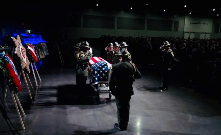 ‘A shining example’: Funeral honors San Bernardino County Sheriff's ...