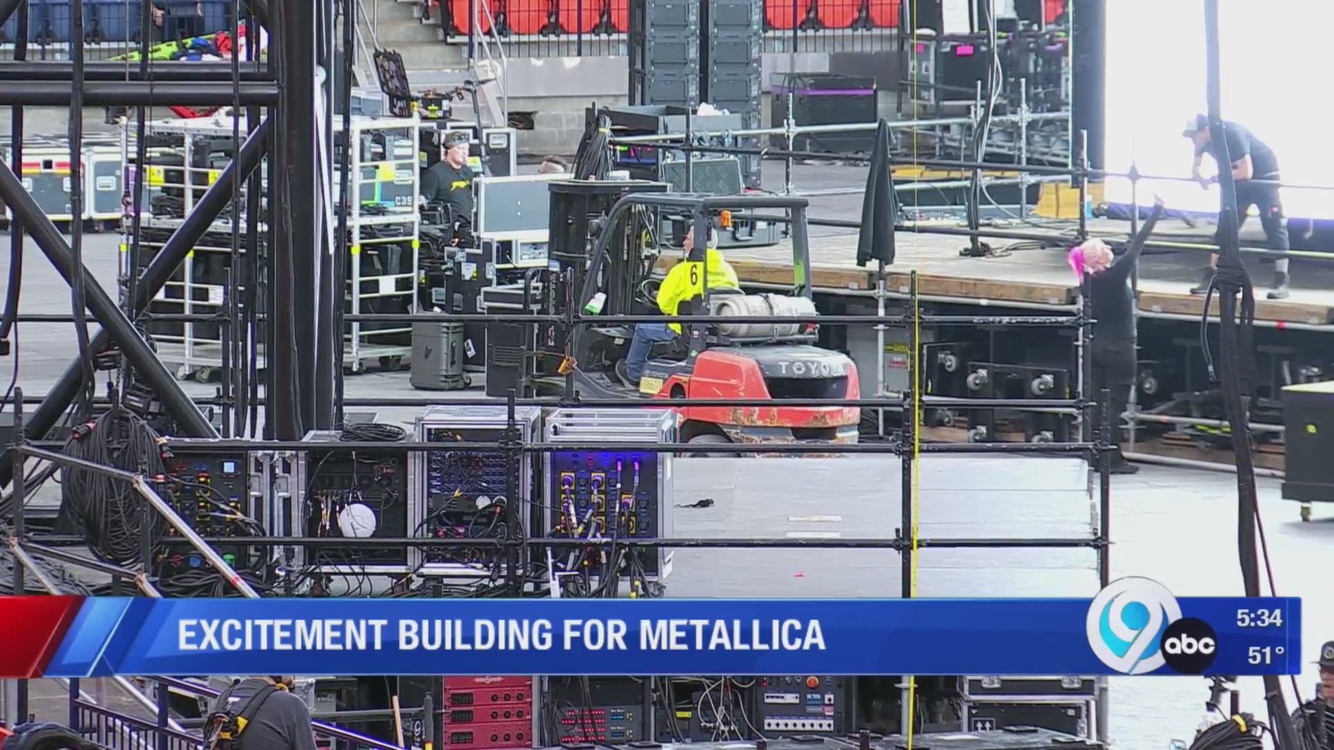 Excitement building for Metallica