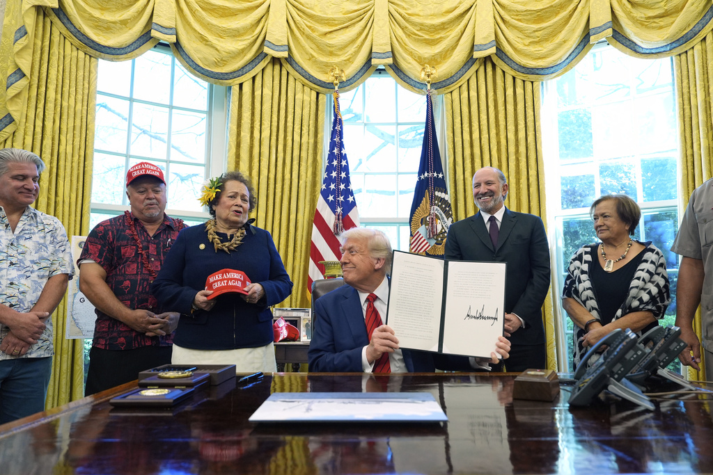 The Latest: Trump says trade deals could be done within a month