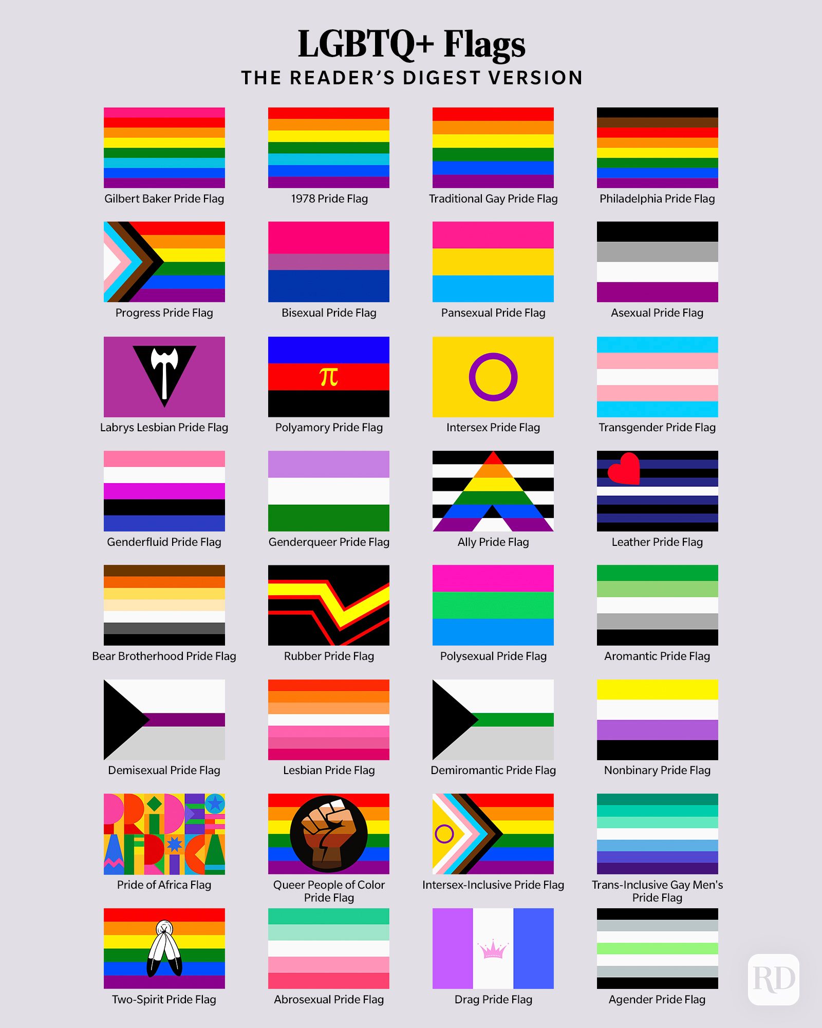The Meaning Behind 32 LGBTQ Flags for Pride Month and Beyond